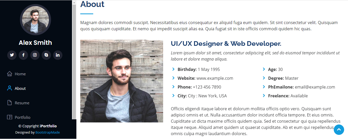 Home page bootstrap templates – IC Digital Studio