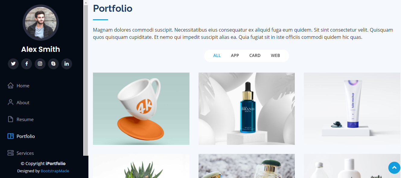 Home page bootstrap templates – IC Digital Studio